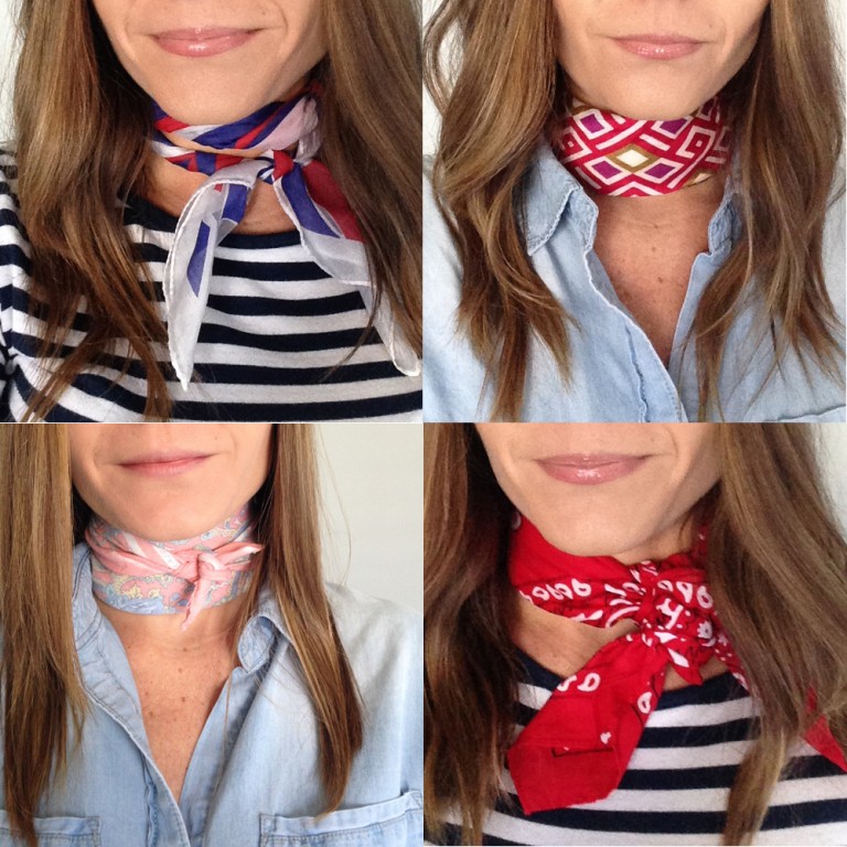 What I Wore – 4 Ways To Style A Bandana – Lyndsay Almeida